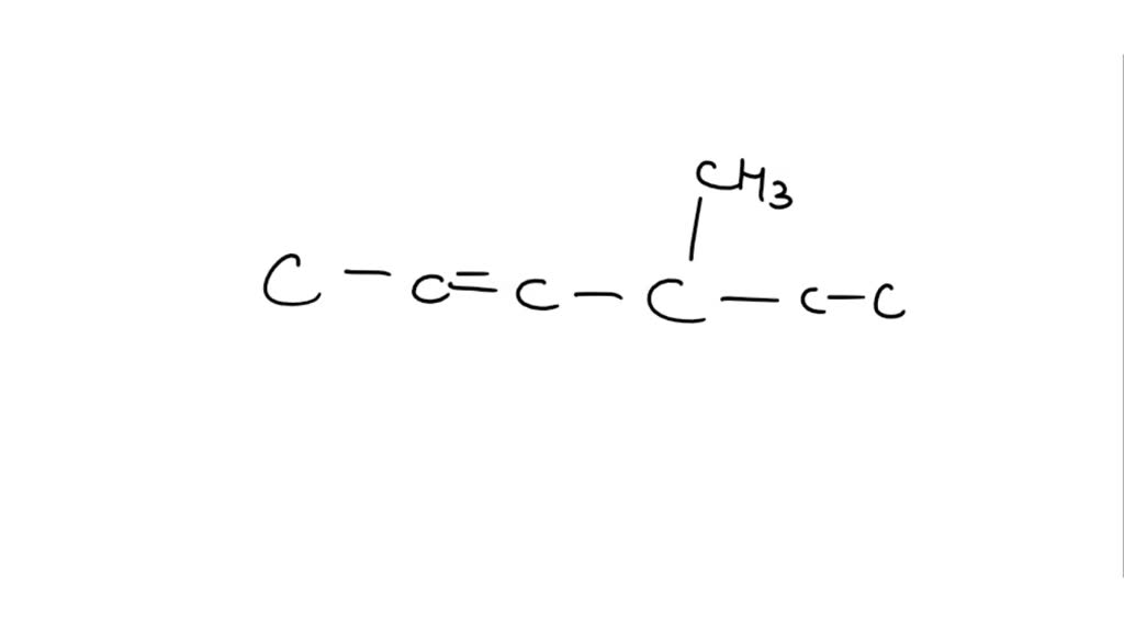 SOLVED: Draw the structure of (trans)-4-methylhex-2-ene. This is the ...