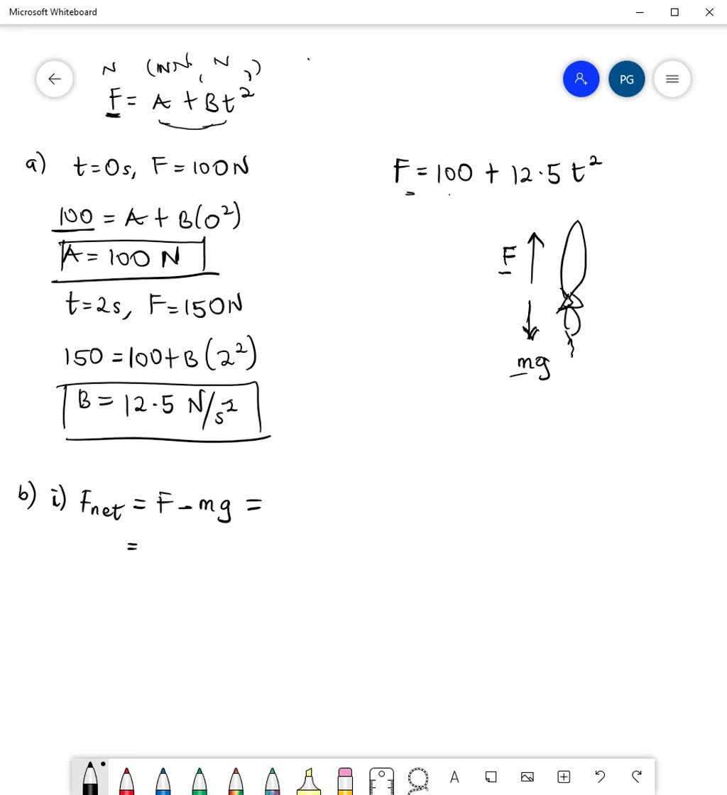 SOLVED: A small 8.00-kg rocket burns fuel that exerts a timevarying ...