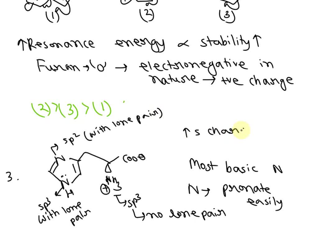 SOLVED: Show resonance structures to demonstrate which of the following ...