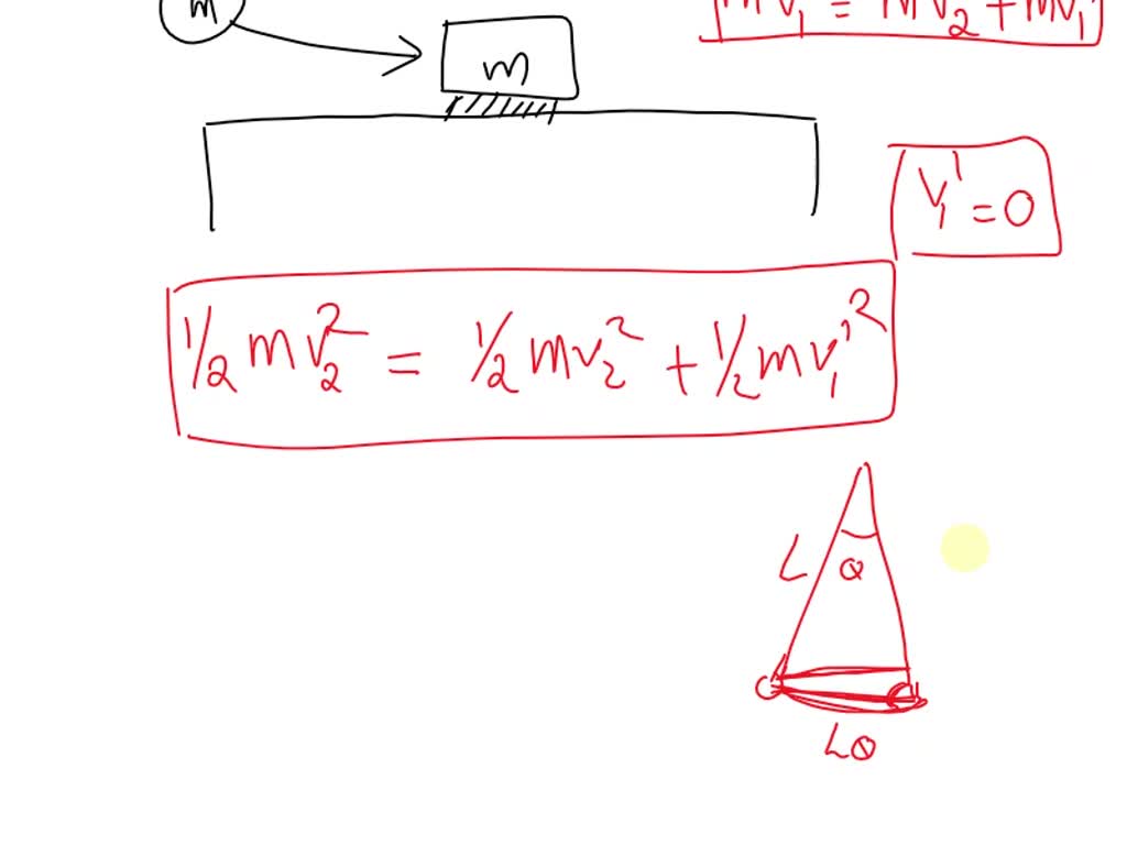 SOLVED: The bob (mass m ) of a simple pendulum of length L is held horizontal and then released ...