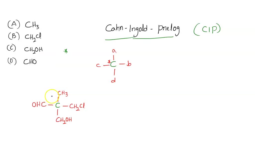 SOLVED: A. CH3 B. CH2Cl C. CH2OH D. CHO Please rank from lowest to ...