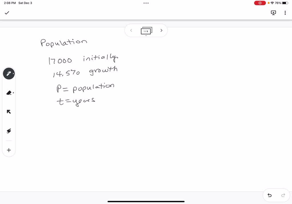SOLVED: A population numbers 14,000 organisms initially and grows by 12 ... SOLVED: A population numbers 14,000 organisms initially and grows by 12 ...