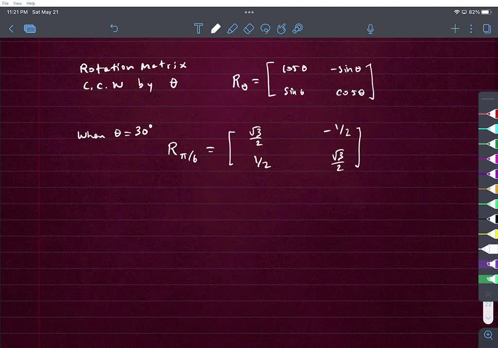 Solved Given An Nn Matrix Complete The Function Below To Rotate The 2881