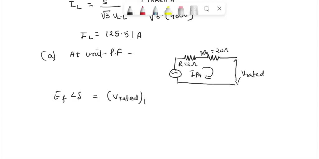 SOLVED: In the network shown in the figure: a) Determine the breaking capacity of the circuit ...