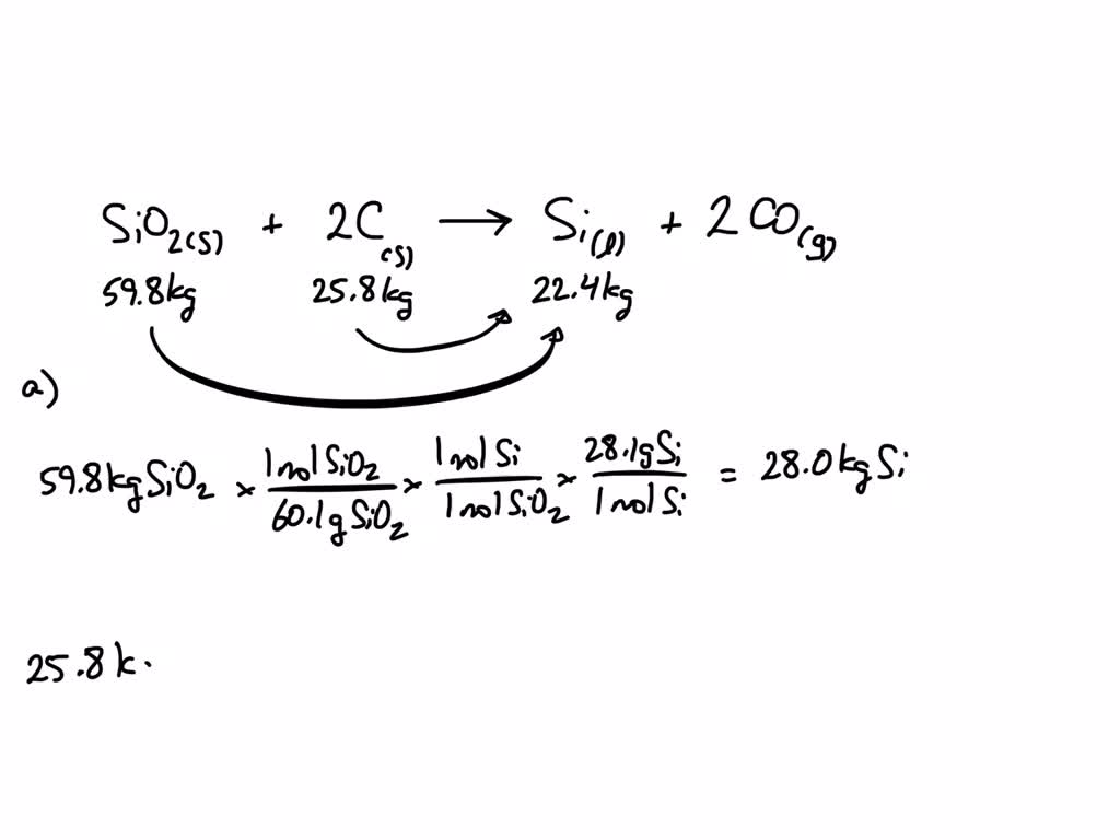 SOLVED: Silicon, which occurs in nature as SiO2, is the material from which most computer chips ...