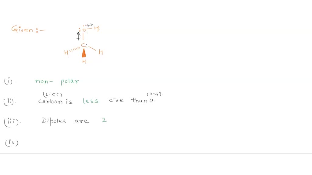 SOLVED: This is the lewis structure of methanol: H Ha H H C bonded to H ...