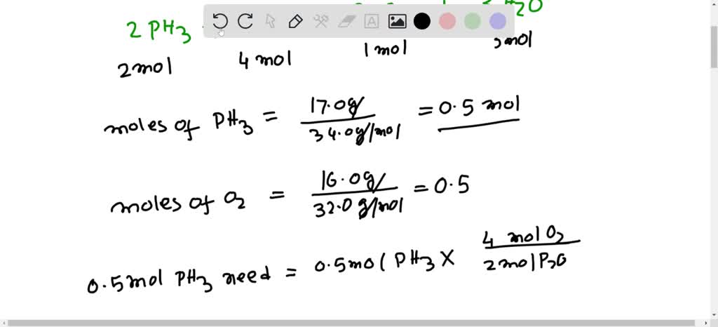 SOLVED: How many grams of PzO5 will be produced when 17.0 g of PH3 is ...