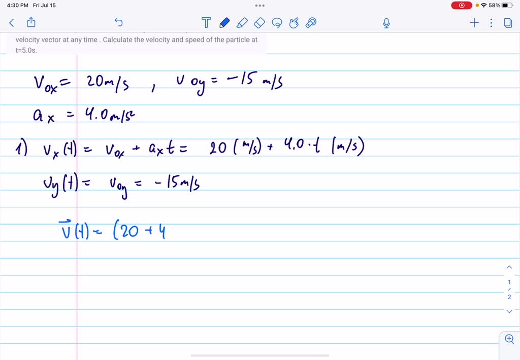 SOLVED: For each case of 1D motion (along an axis s), use the kinematic definitions to derive ...