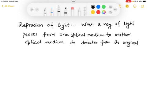 a. - Complete the ray diagram by tracing the path of the reflected ...