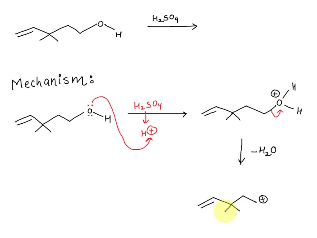 Be sure to answer all parts. Draw stepwise mechanism for the following reaction: TsOH OH Part ...