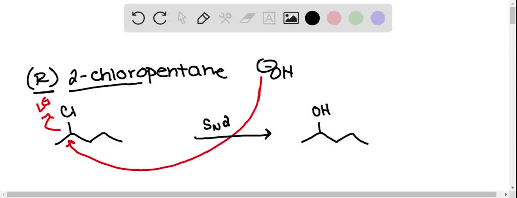 SOLVED: What product results from the S v2 reaction between (R)-2-chloropentane and hydroxide ...