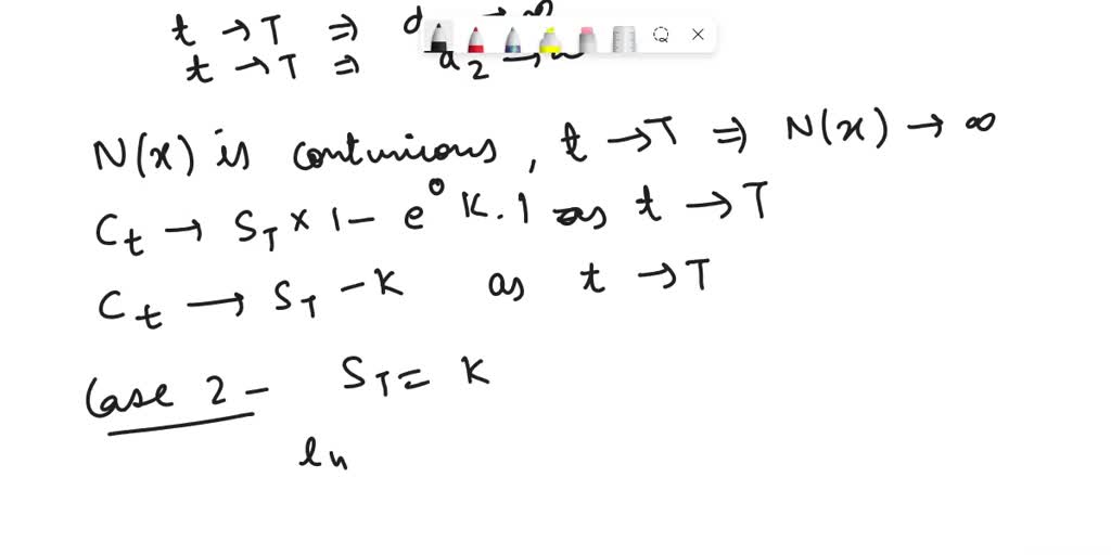 SOLVED: Recall the Black-Scholes formula for the price of a European ...