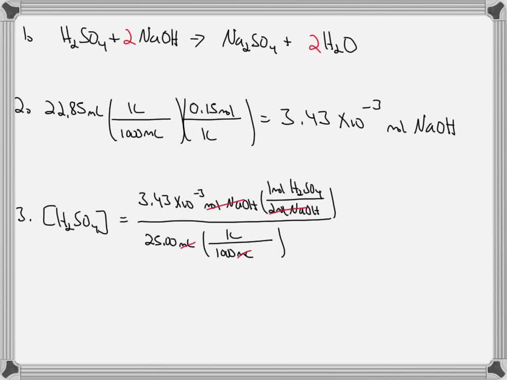 SOLVED: Acid-Base Titration Questions: 1.What is neutralization? 2.What are the products for a ...