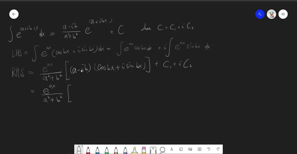 SOLVED: Two complex numbers a+i b and c+i d are equal if and only if a ...