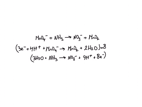 SOLVED: Balance this redox reaction (acidic solution) MnO4 -1 + C2O4-2 ...