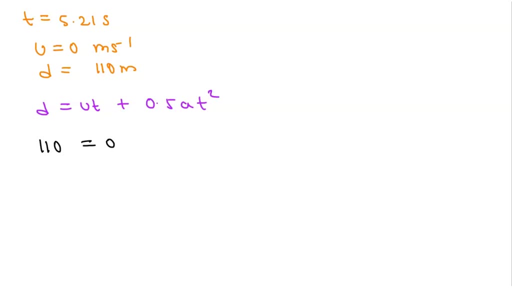 Activity 1 A Car Starts From Rest And Accelerates Uniformly Over A