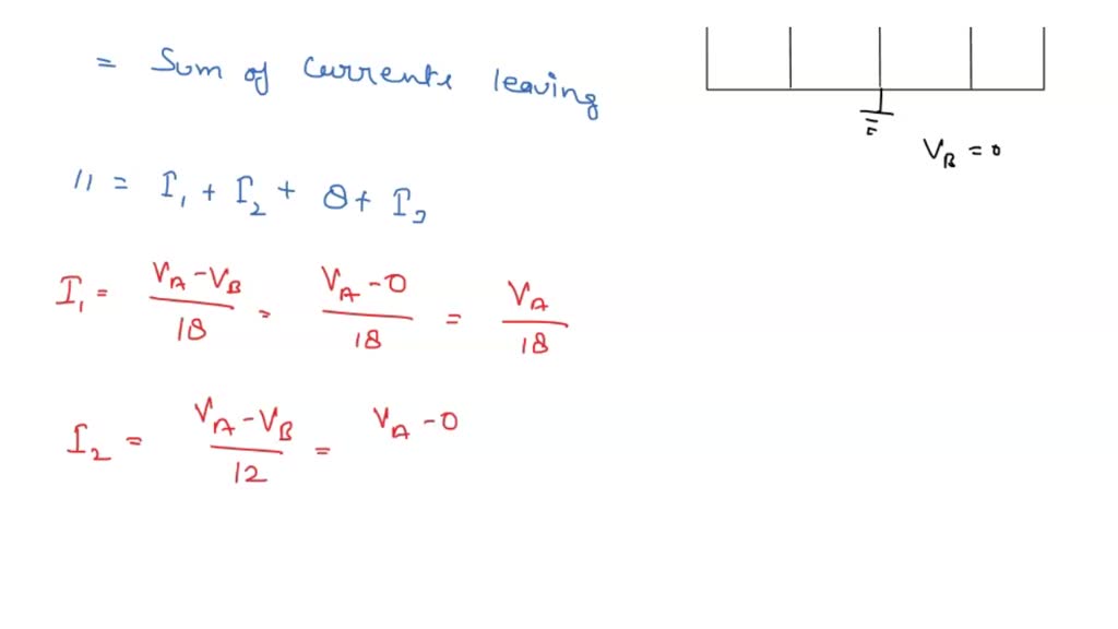 SOLVED: 'Using KCL, find the values VAB (voltage across terminals AB ...