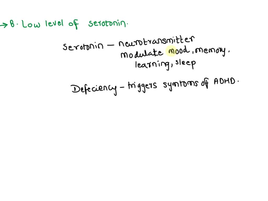 SOLVED: A child with ADHD often shows a. lower activity of the ...