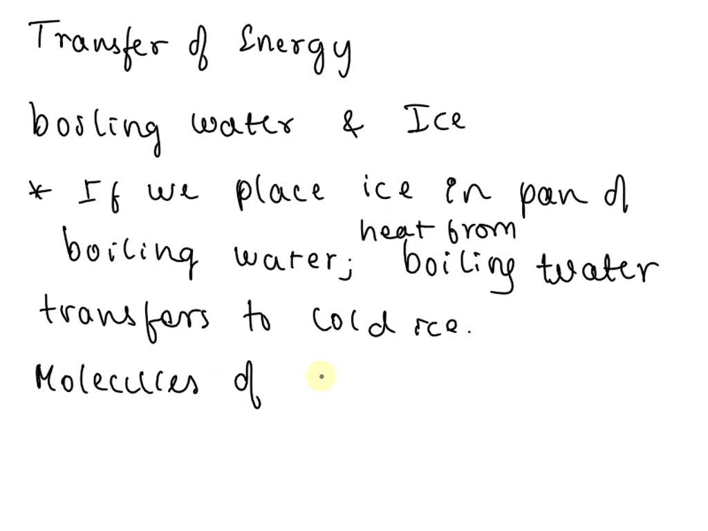 SOLVED: boiling water transfers energy to an ice cube. this is an ...
