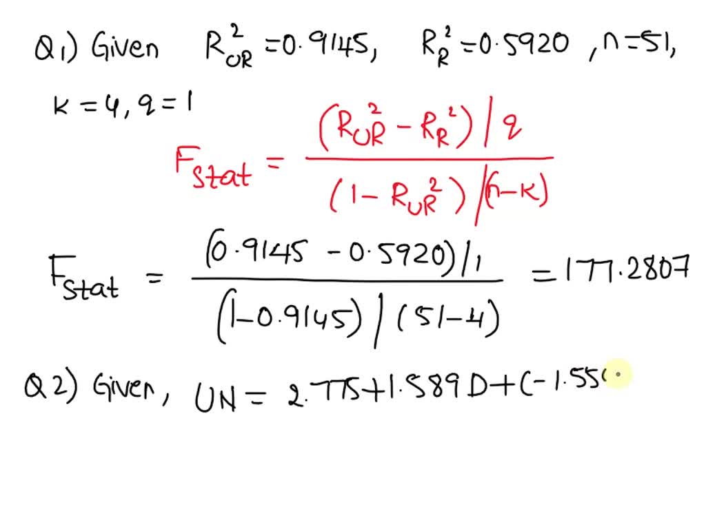 SOLVED: A data set on the unemployment rate in % (UN) and the unfilled ...