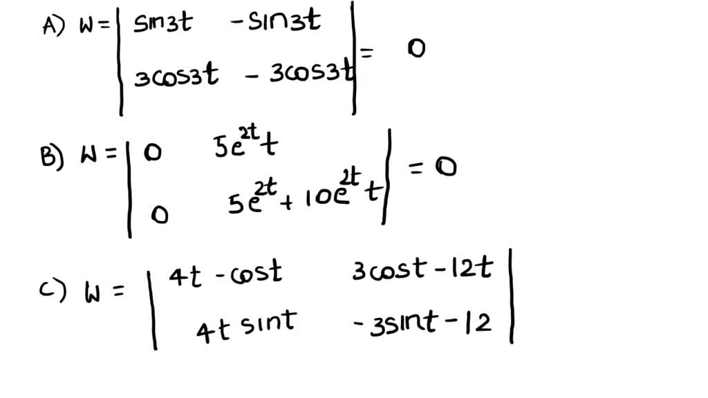 SOLVED: Which pair of functions below can be a fundamental set of ...