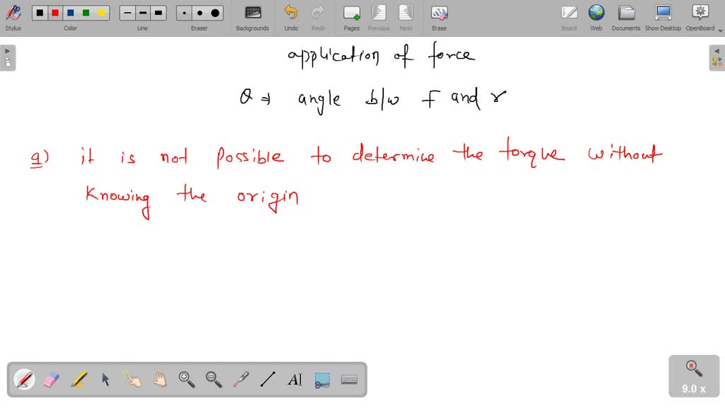 Solved 4 A Is It Possible To Calculate The Torque Acting On A Rigid