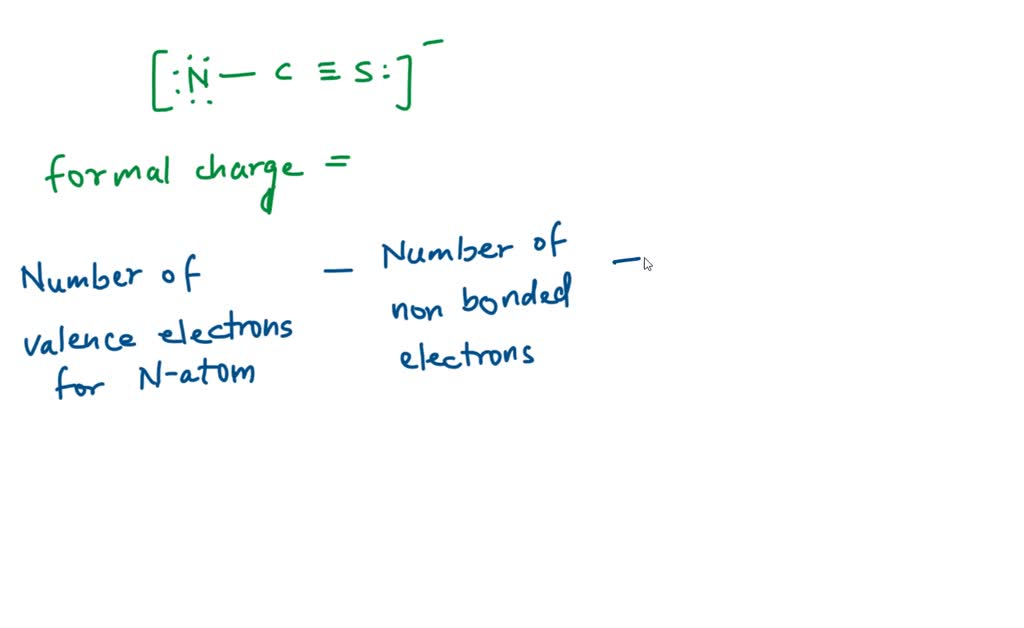 SOLVED: Determine the formal charge of the Nitrogen atom in the ...