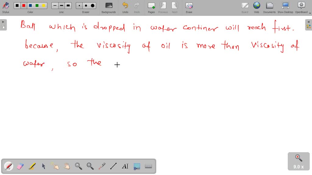 SOLVED: Consider two identical small glass balls dropped into two ...
