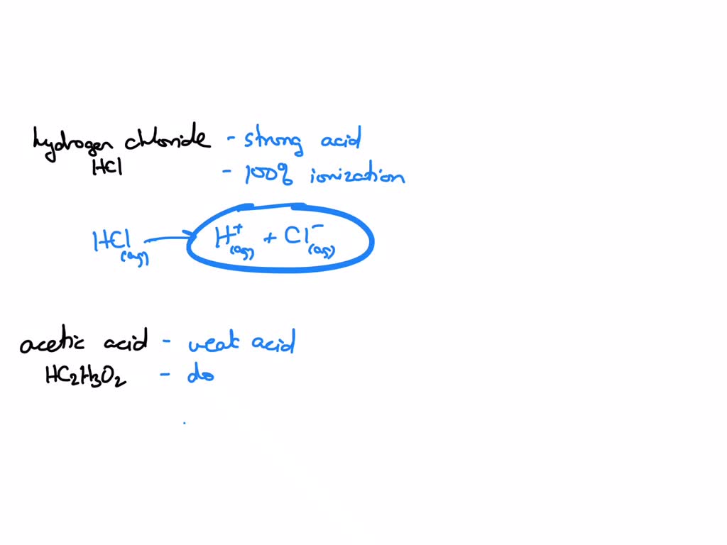 SOLVED: why is hydrogen chloride in an aqueous solution written as h+ ...