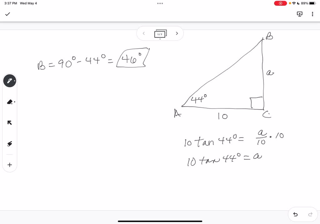 SOLVED: The following triangle is NOT necessarily drawn to scale beta ...