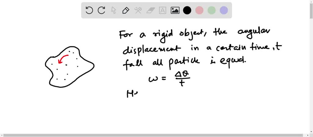 Solved Do All Points On A Rigid Rotating Object Have The Same Angular 3317