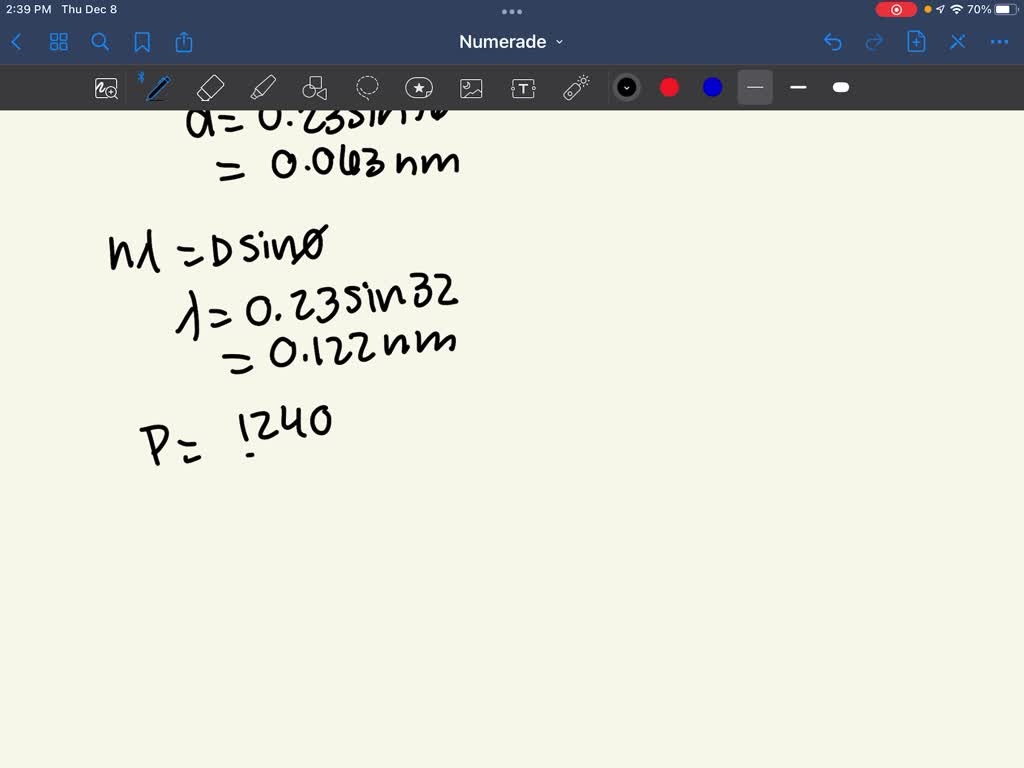 SOLVED: Electron Scattering 16 pts In an electron-scattering experiment, an intense reflected ...
