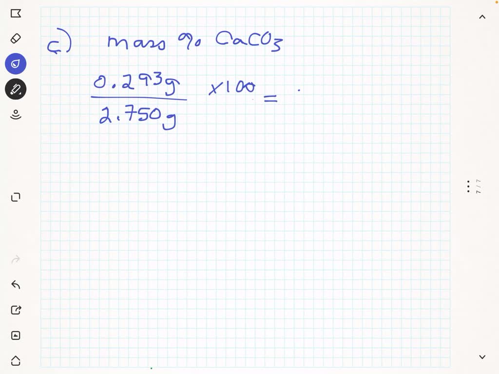 SOLVED: What is the molar mass of CaCO3? How many moles of CaCO3are there in 25 g of CaCO3? How ...