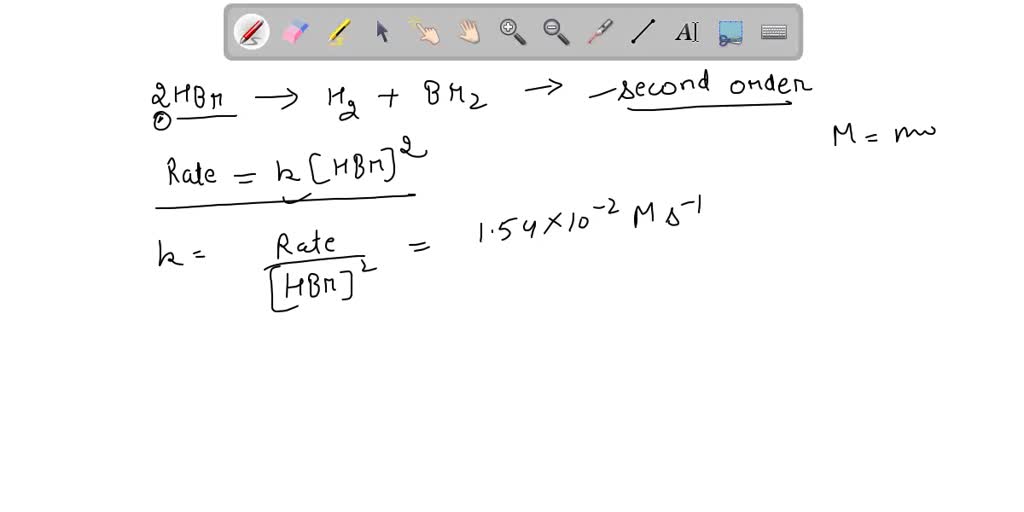 SOLVED: The photochemical decomposition of HBr takes place according to ...