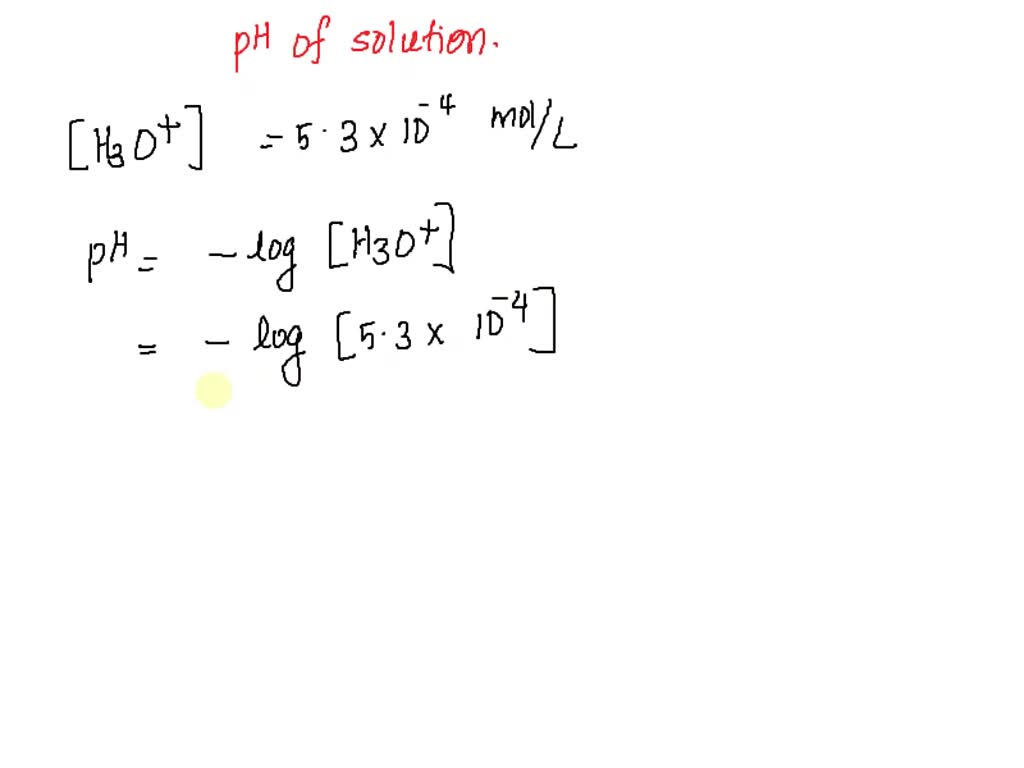 SOLVED: The pH of a solution ranges from 0 to 14. An acid has a pH less ...