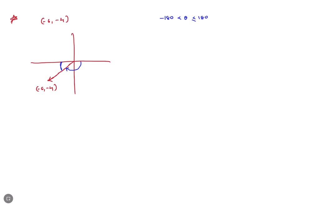 A vector from the origin to the point ( -6,-4 ) makes an angle with the ...