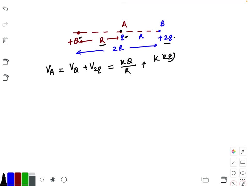 SOLVED: Two test charges are placed near a fixed source charge +Q. The ...