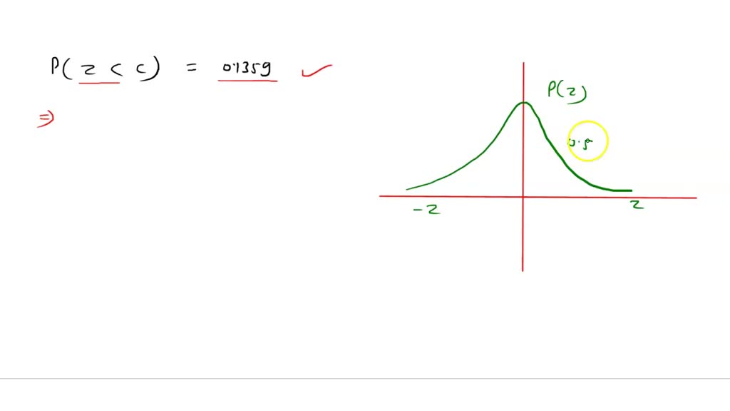 SOLVED: For a standard normal distribution, given: P(z