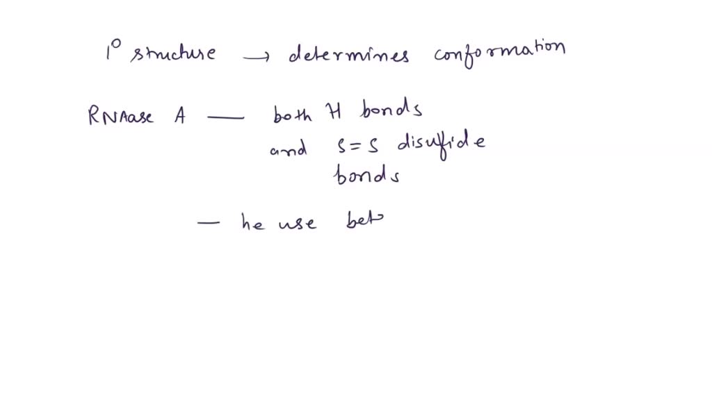 SOLVED: The classic experiment by Dr Anfinsen demonstrating that ...