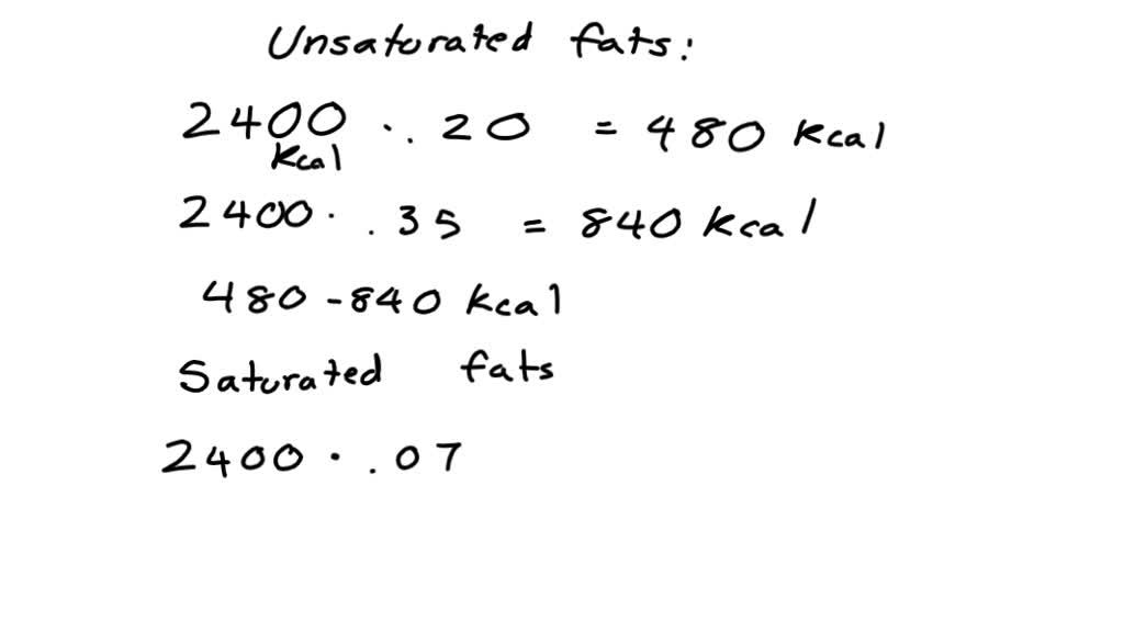 Jack needs to consume about 2400 kcal per day to maintain his healthy ...