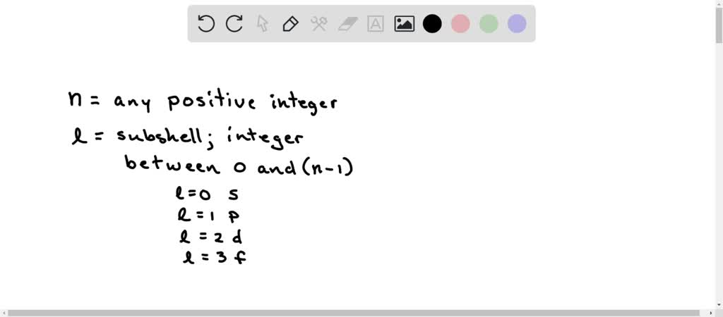 SOLVED: List all possible values of the magnetic quantum number m1 for a 2p electron