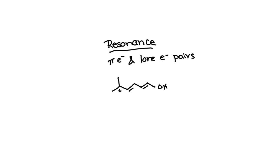 SOLVED: Draw both resonance structures of the enolate formed when the following ketone is ...