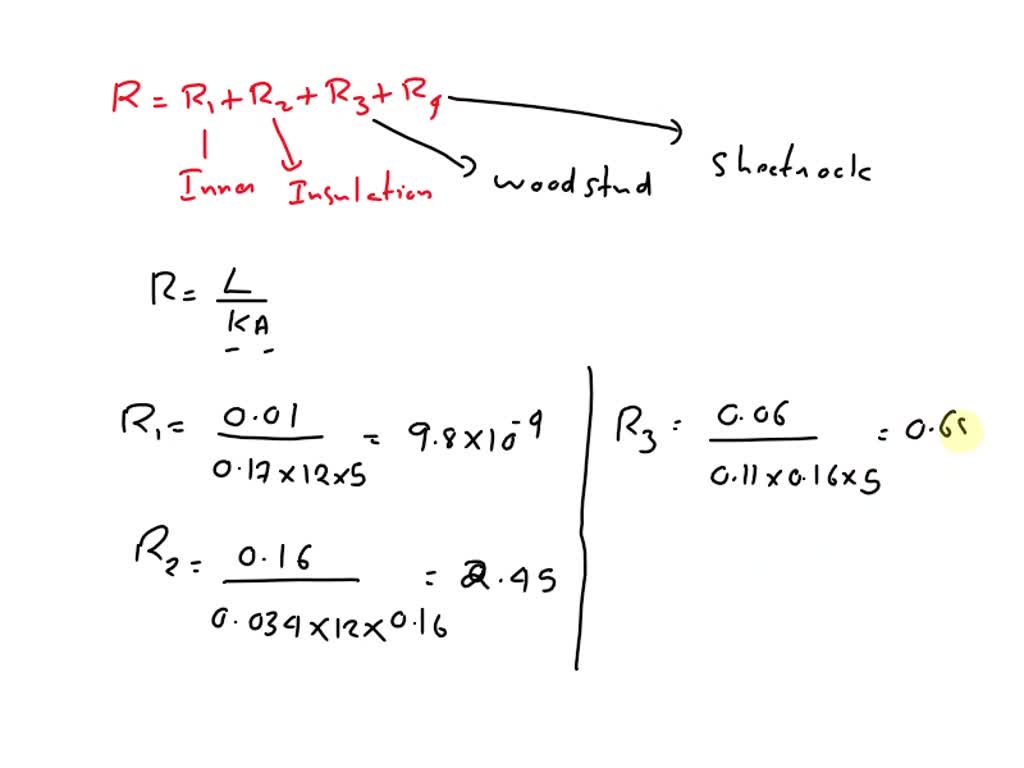 A 12 m-long and 5 m-high wall is constructed of two layers of 1 cm ...