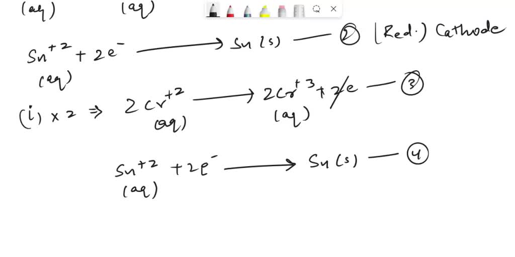 Solved A Write The Cell Notation For An Electrochemical Cell Consisting Of An Anode Where Mg