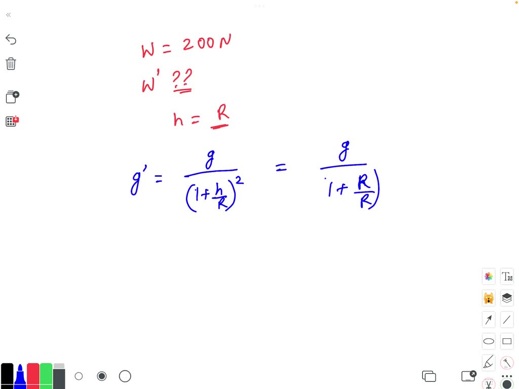 SOLVED: Ifan object weighs 200 newtons on Earth's surface. What will be its weight when it is ...