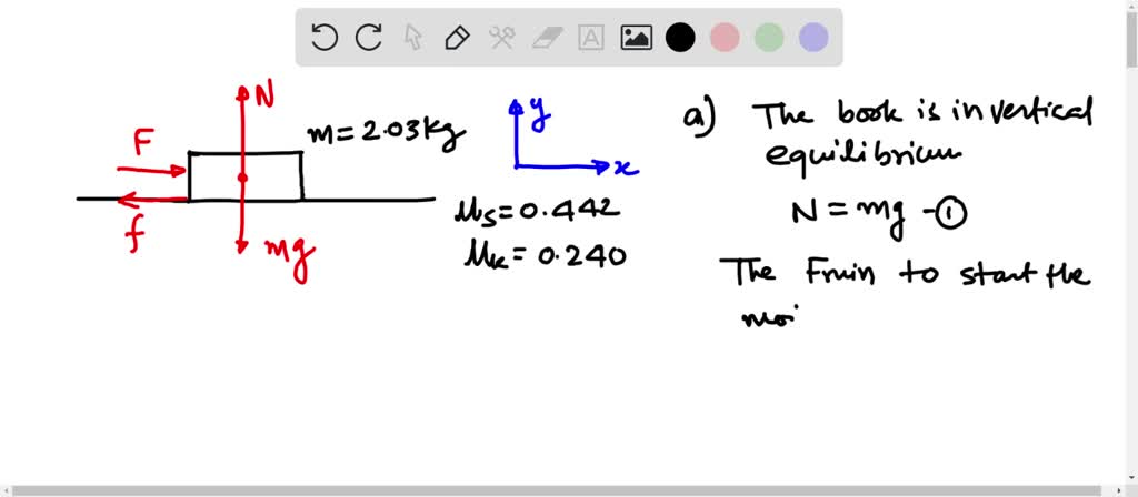 SOLVED: A 2.03 kg book is placed on a flat desk. Suppose the ...