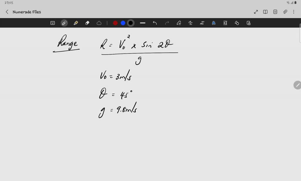 SOLVED: in projectile motion, Calculate the maximum range of a projectile launcher given an ...