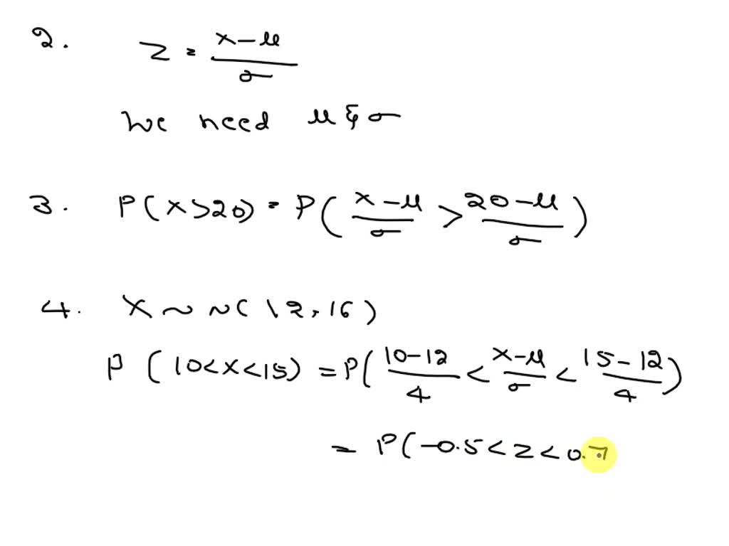 SOLVED: Texts: just number 5! 3The random variable X has a normal distribution. Sample data from ...