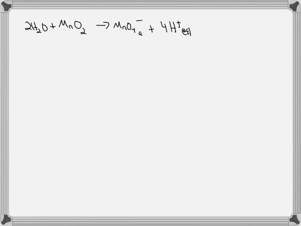 SOLVED: Write balanced half-reaction for the oxidation of solid ...