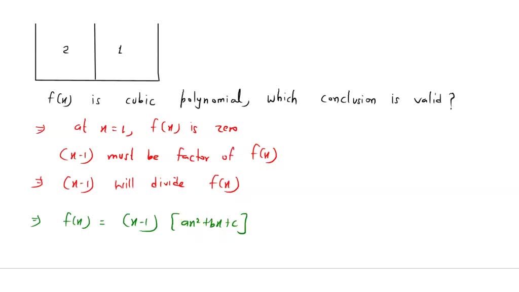 SOLVED: The table below shows ordered pairs that belong to a polynomial function. If f(x) is a ...